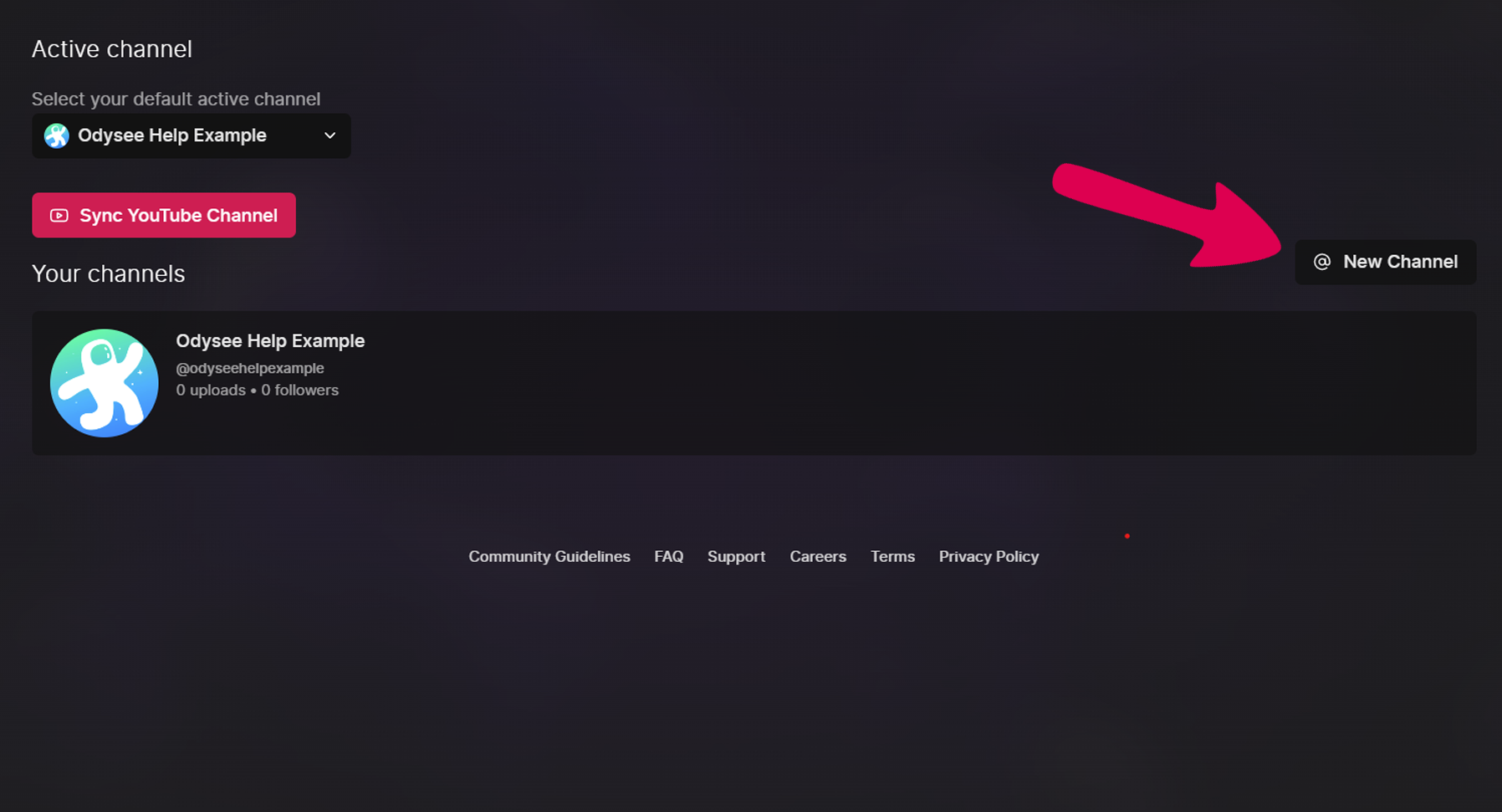 Creating New Channels Odysee Help Hub
